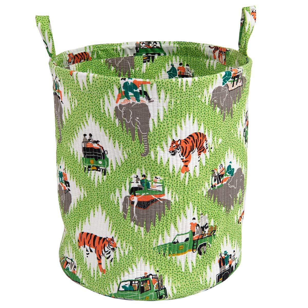 Tiger Safari Quilted Storage Basket – Safomasi