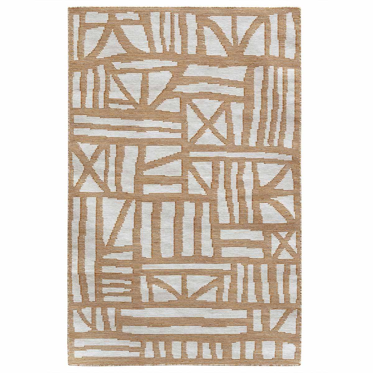 Tudor Wool Flatweave Rug - Mustard – Safomasi