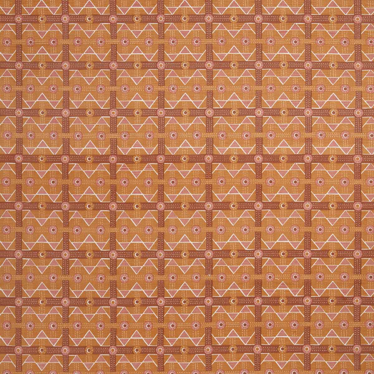 Brown Charbagh Fabric | Luxury Designer Fabric for Upholstery and ...